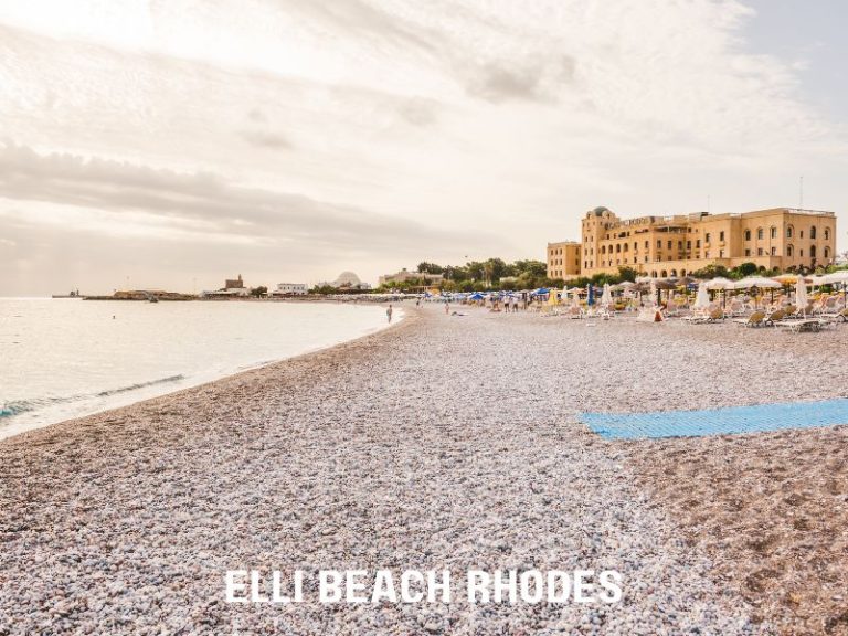 The Natural Beauty of Elli Beach, Rhodes Town - City of Rhodes